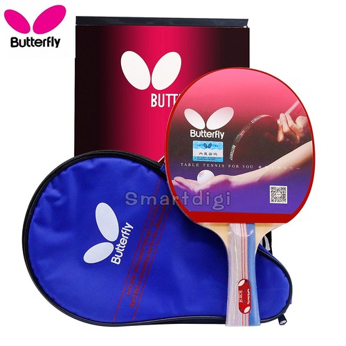 Original Butterfly 401 402 Table Tennis Bat Ping Pong Paddle Long Short ...