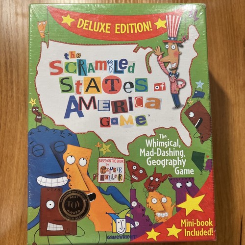 The Scrambled States Of America USA Geography Game Deluxe Edition Mini ...