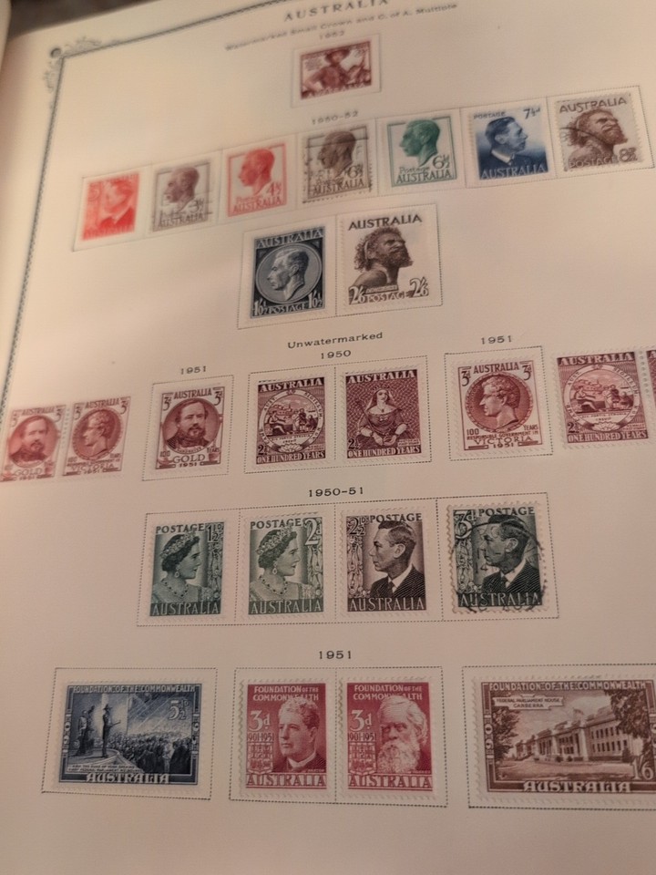 G2U Great BritainBritish Colonies Stamps Collection In HUGE 1954 Scott ...