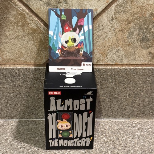 AUTHENTIC POP MART Labubu The Monsters Almost Hidden Series TREE HOUSE ...
