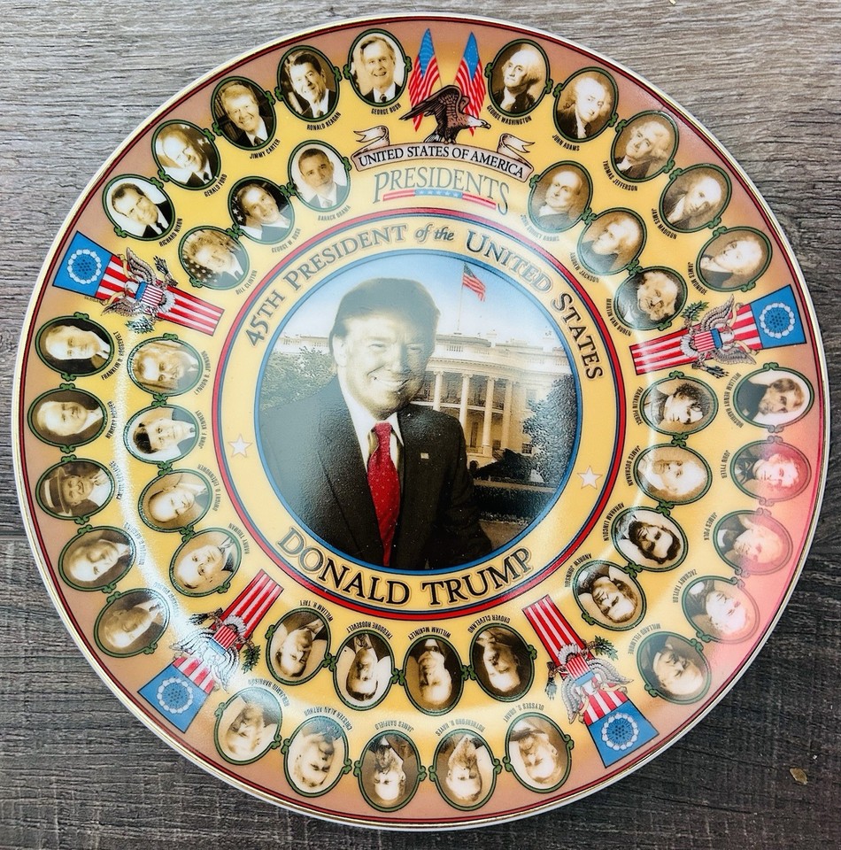 Portraits U.S. A Presents & Donald Trump 45th President Decorative 8 ...