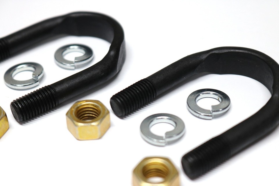 New 1310 / 1330 U-Joint U-Bolt Strap Kit - 1-1/16 Cap - 1-3/8 C-2-C - 5 ...