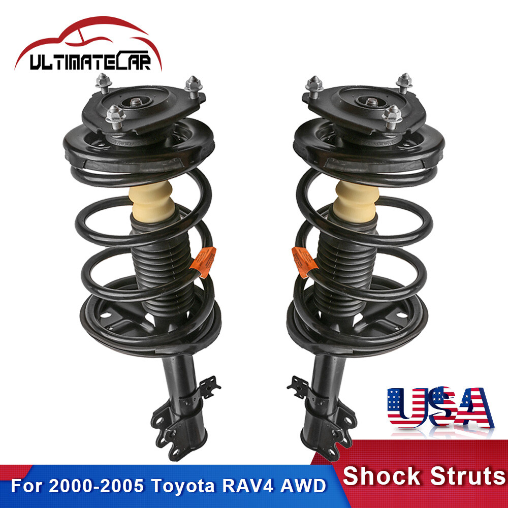 Set 2 Front Shocks Struts Absorbers w/ Coil Spring For 2000-2005 Toyota ...