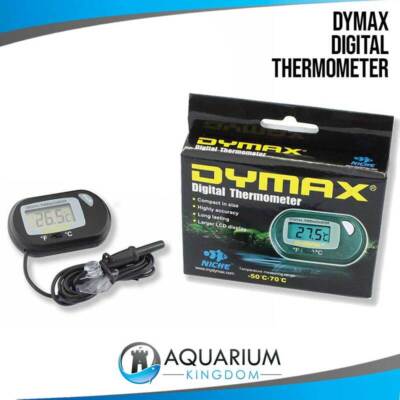 Dymax LCD Electronic Digital Aquarium Thermometer -Measure Fish Tank Temperature | eBay