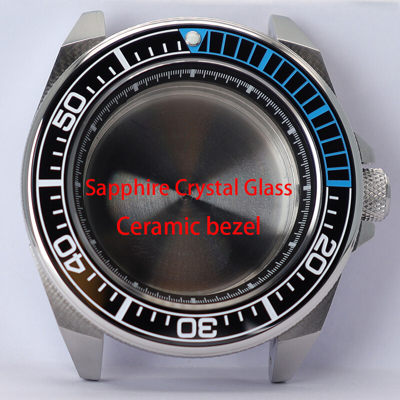 Seiko Samurai mod Watch Cases Sapphire For Seiko NH35 nh36 Movement 28 ...
