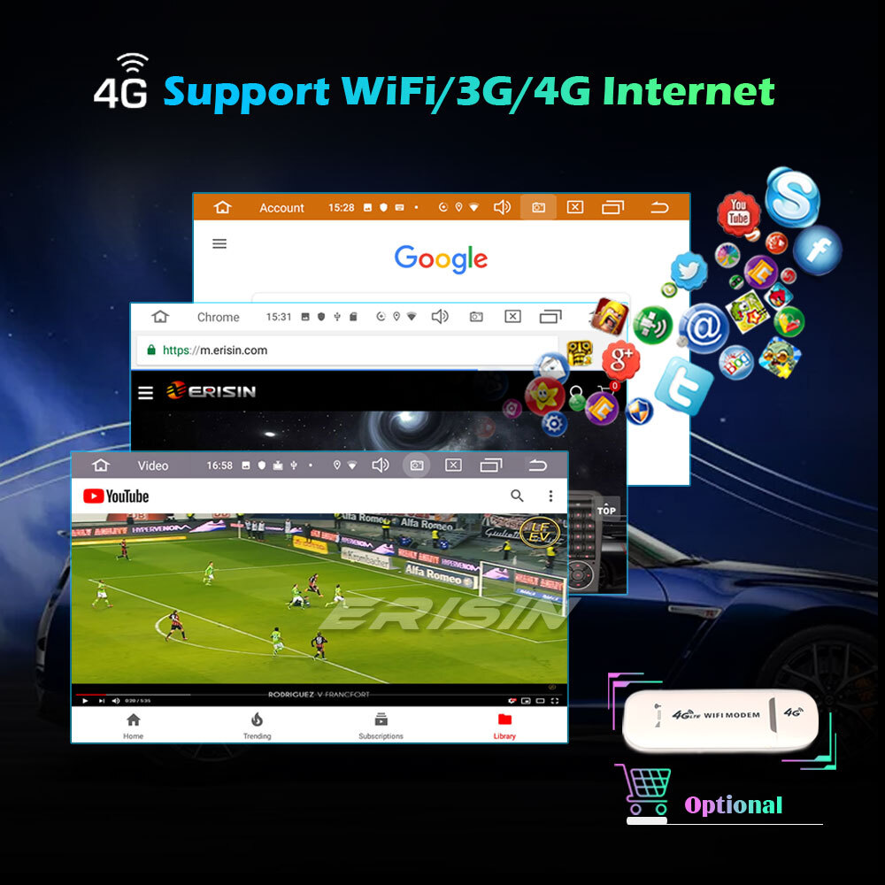 Android 11 DAB+Car Stereo Sat Nav for Jeep Compass Patriot Chrysler ...