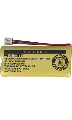 Axiom Cordless Home Phone Rechargeable 850mAh Replacement Battery for ...