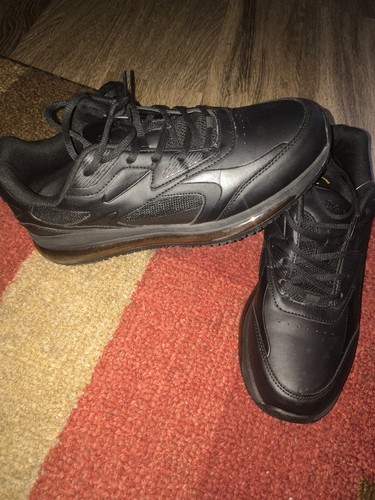 Size 12 Men's/Boys Tread-Safe Black Shoes- O2 Air | eBay