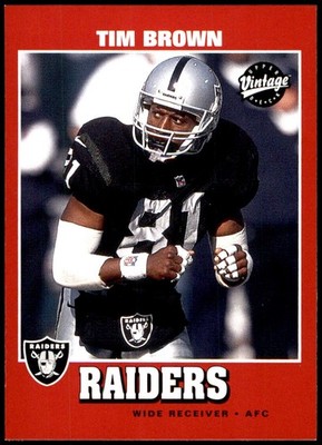 Tim Brown 2001 Upper Deck Vintage #121 Raiders NFL READ FREE SHIP ...