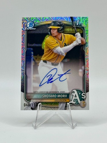 2025 Bowman Chrome Shotaro Morii 1st Auto HTA Choice /150 #CPA-SM ...