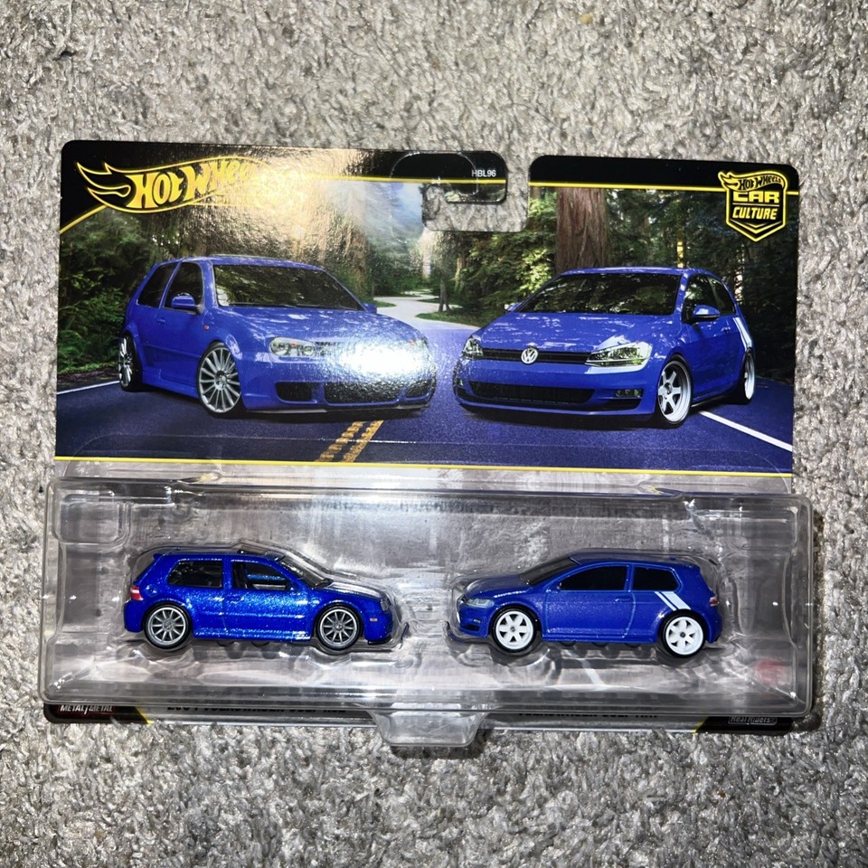 Hot Wheels 2026 Premium Twin Pack 2004 Volkswagen Golf R32 & Golf MK7 ...