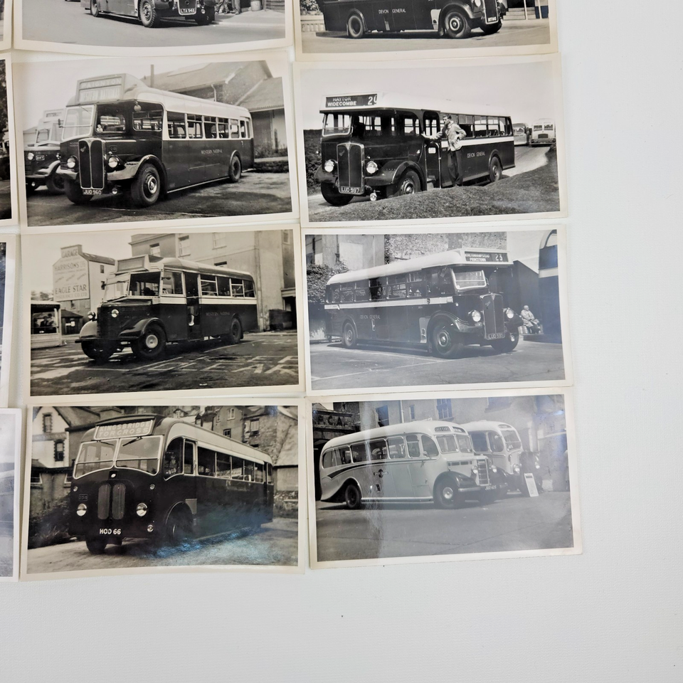 25 Vintage 30s 40s 50s Black & White Professional Photographs Buses ...