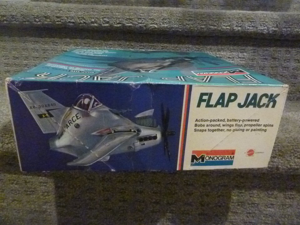 Flap Jack Model Plane 1973 Monogram Mattel Snap Tite Model Kit #7503 ...
