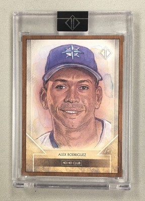 Alex Rodriguez 2020 Topps Transcendent Club Members Original Sketch 1/1 ...