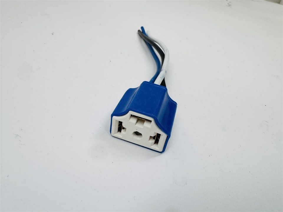 H4 9003 3-Wire Plug Socket Pigtail Headlight Connector Harness ...