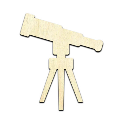 Telescope Laser Cut Out Unfinished Wood Shape Craft Supply | eBay