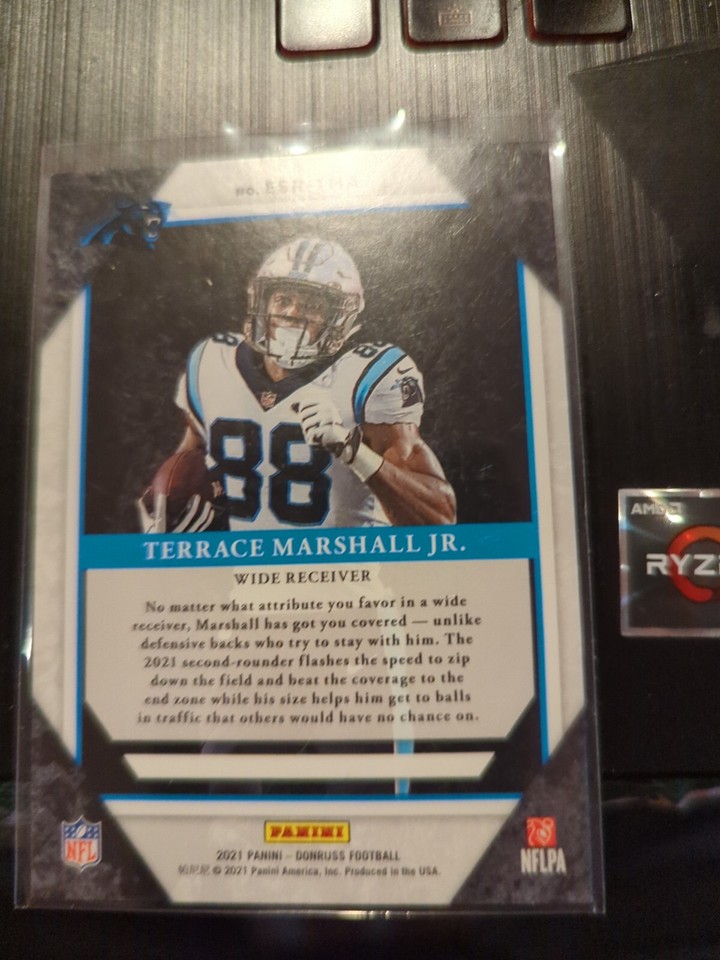 2021 Donruss Elite Series Rookies TERRANCE MARSHALL JR. Rc Carolina ...