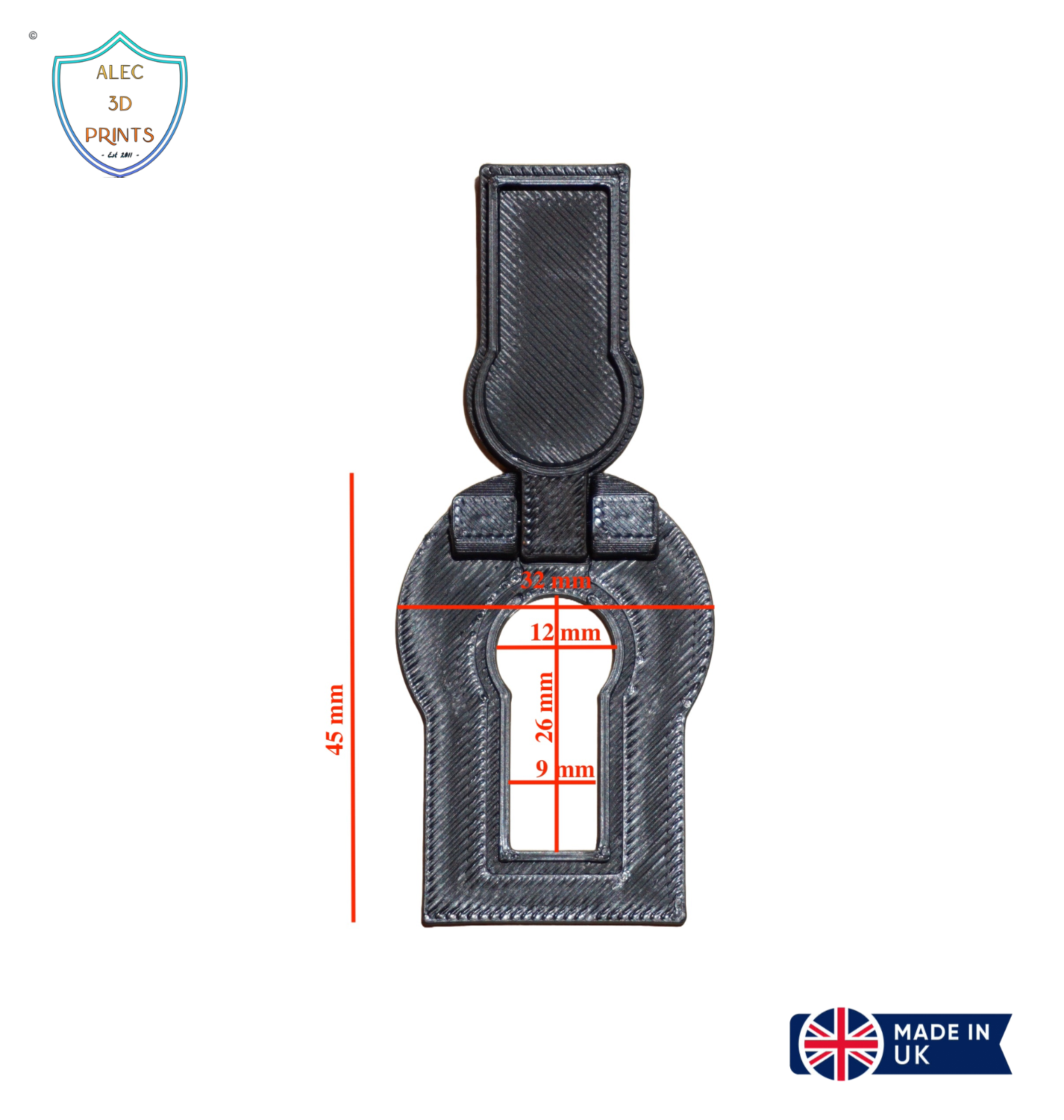 Traditional Keyhole Draught Draft Excluder Key Cover Cap Standard Door ...