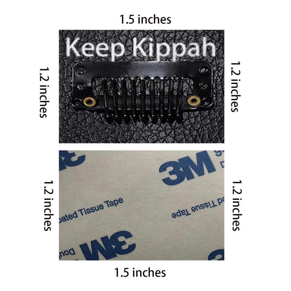 new Keep-Kippah clips Hair Clip Set: 12pairs yamaka jewish hat kippah ...