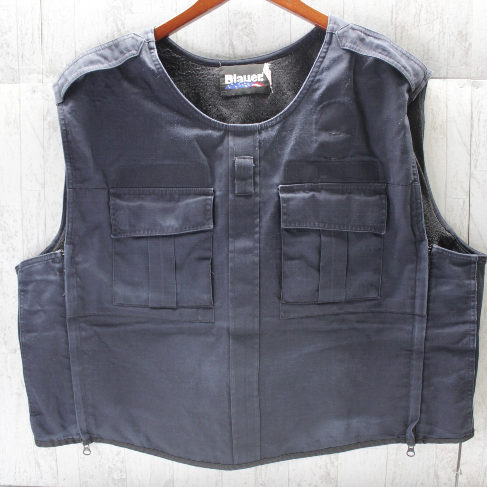 Blauer 8780 Dark Navy Armorskin Vest Outer Carrier 2XL Tall Ripstop | eBay