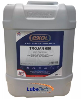 EXOL TROJAN 680 INDUSTRIAL GEAR OIL, A HIGH VISCOSITY QUALITY GEAR OIL ...