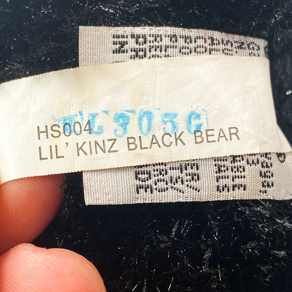 Ganz Lil' Kinz Black Bear HS004 Plush Stuffed Animal No Code | eBay