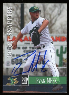 2005 Beloit Snappers EVAN MEEK Signed Card autograph AUTO PIRATES | eBay