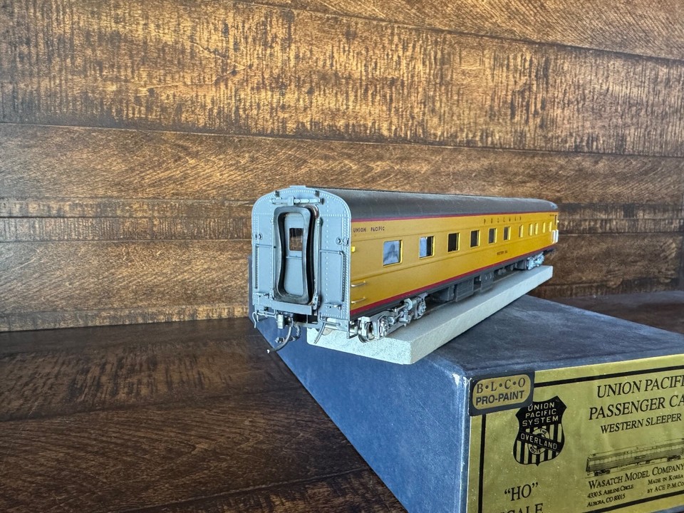 Wasatch Models Brass Union Pacific Western Sea Series Sleeper BLCO Pro ...