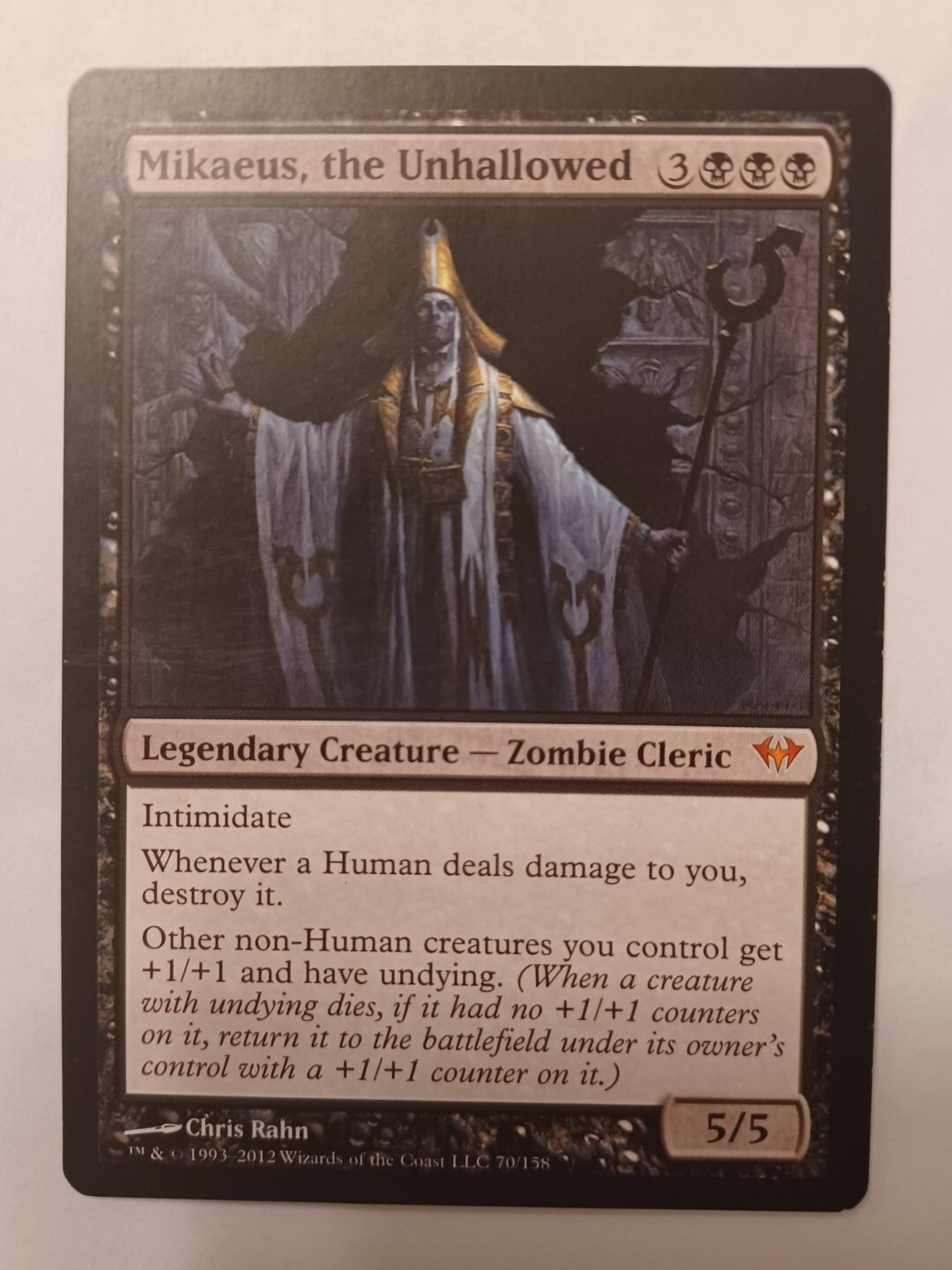MTG Mikaeus, the Unhallowed N/M Dark Ascension Mythic Rare | eBay