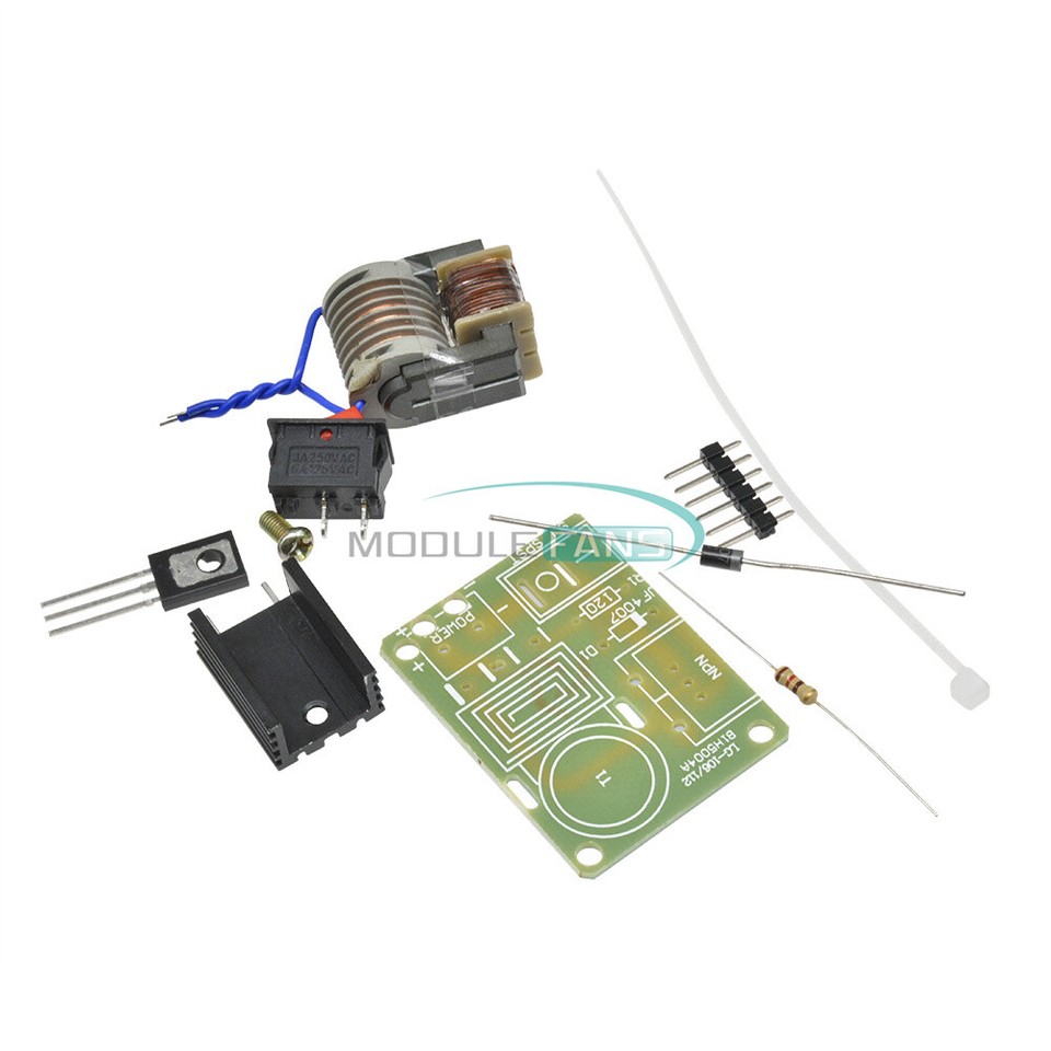 High Voltage Inverter Generator Spark Arc Ignition Coil Module DIY Kit ...