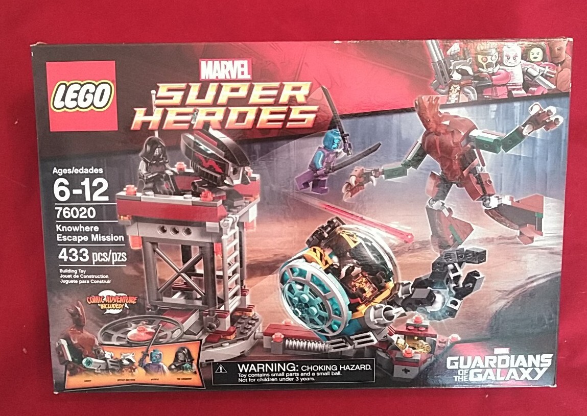 Lego 76020 Marvel Guardians of the Galaxy Knowhere Escape Mission Groot ...