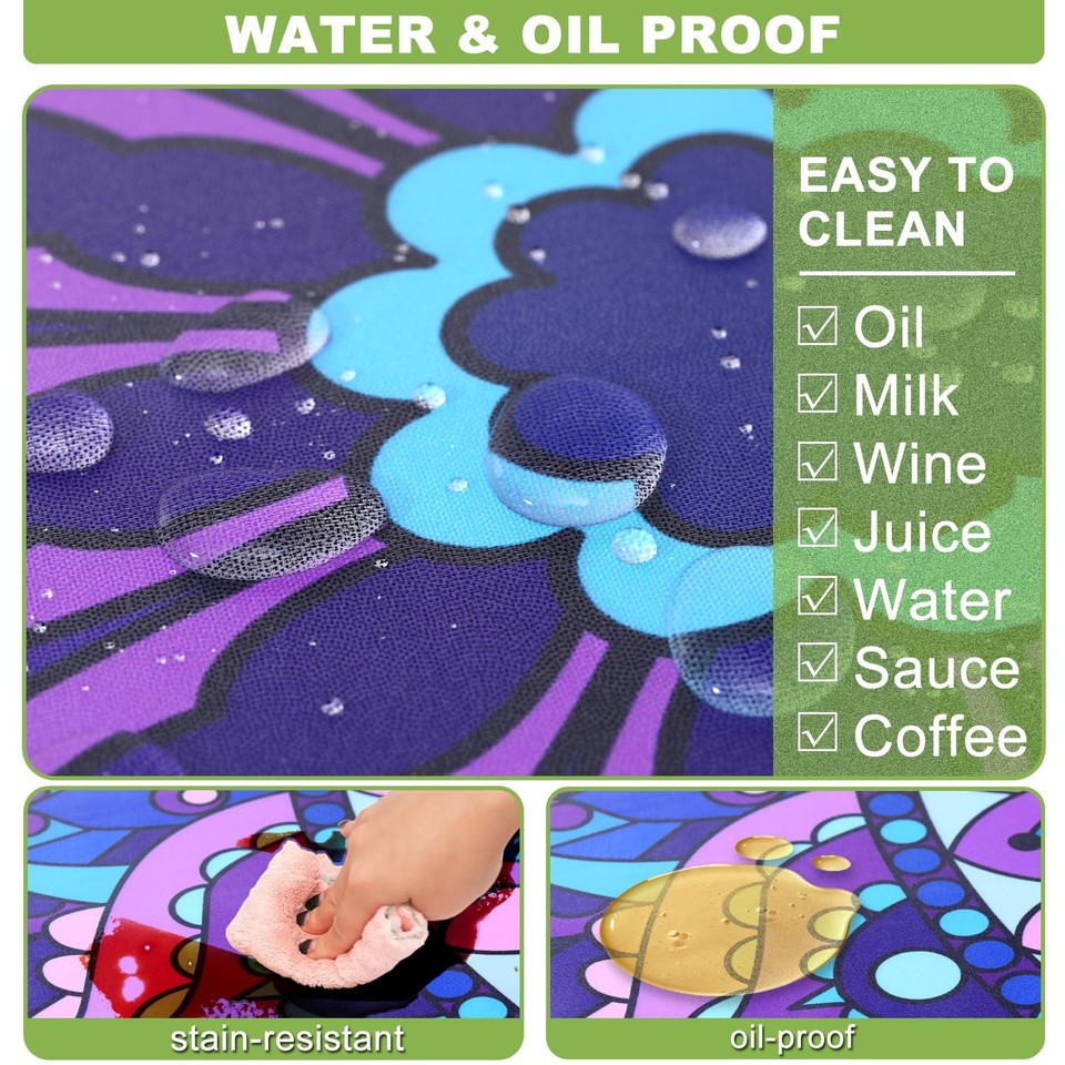 Fitted Picnic Table Cover with Bench Covers Vinyl Waterproof Elastic ...