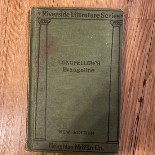 Antique "Longfellow's Evangeline" 1916 New Edition Ex Lib- Good | eBay