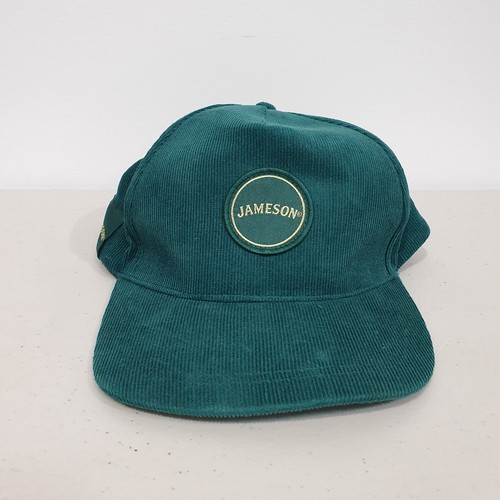 Jameson Irish Whiskey Corduroy Cap Hat Colour Green Adjustable Rear ...