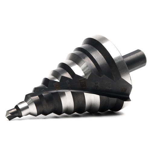 1/4 to 2 Inch HSS Step Drill Bit for Metal Sheet, 10 Sizes Extra Large ...