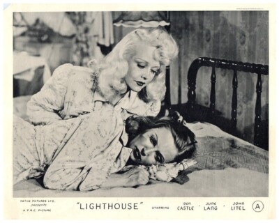 Lighthouse Original Lobby Card Sexy Blonde Marion Martin comforting ...