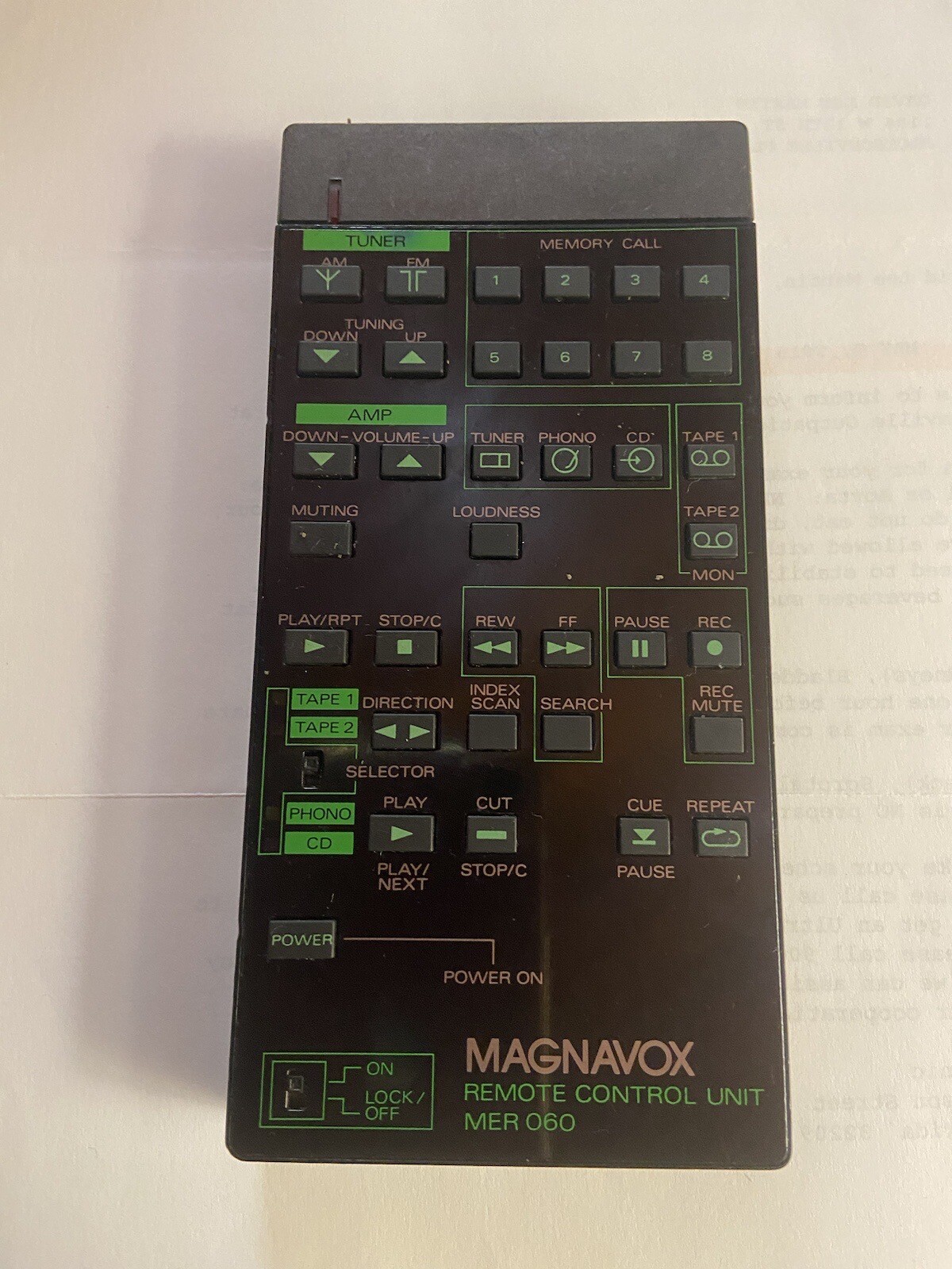 Magnavox Remote MER060 FT1460 | eBay