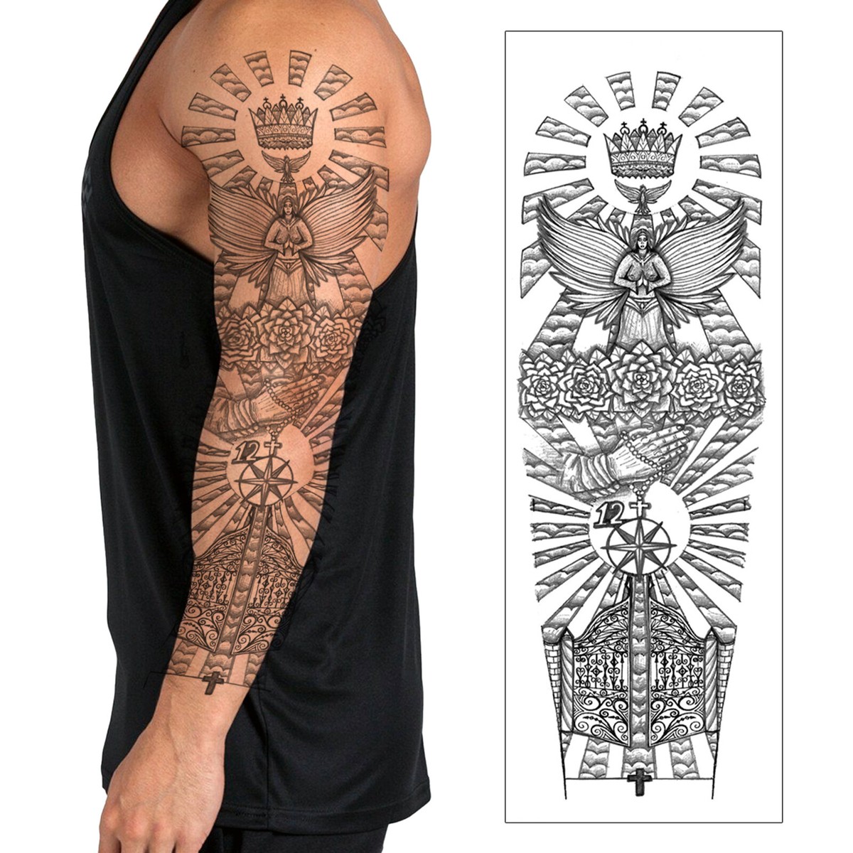 Heaven Gates Tattoos On Arm