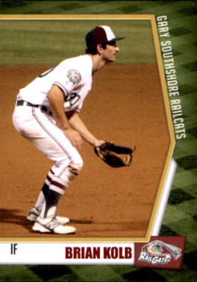 2012 Gary SouthShore RailCats #14 Brian Kolb Wheaton College Baseball ...