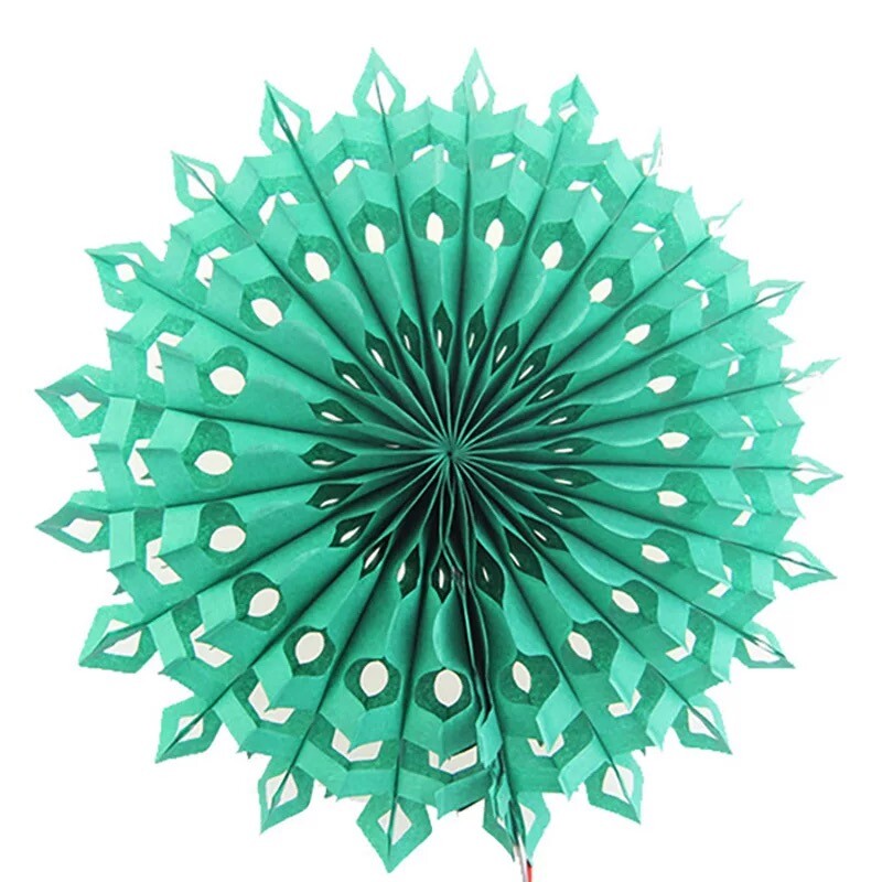 Tissue Paper Flower Hanging Fan Wedding Birthday Garland Party Decor ...