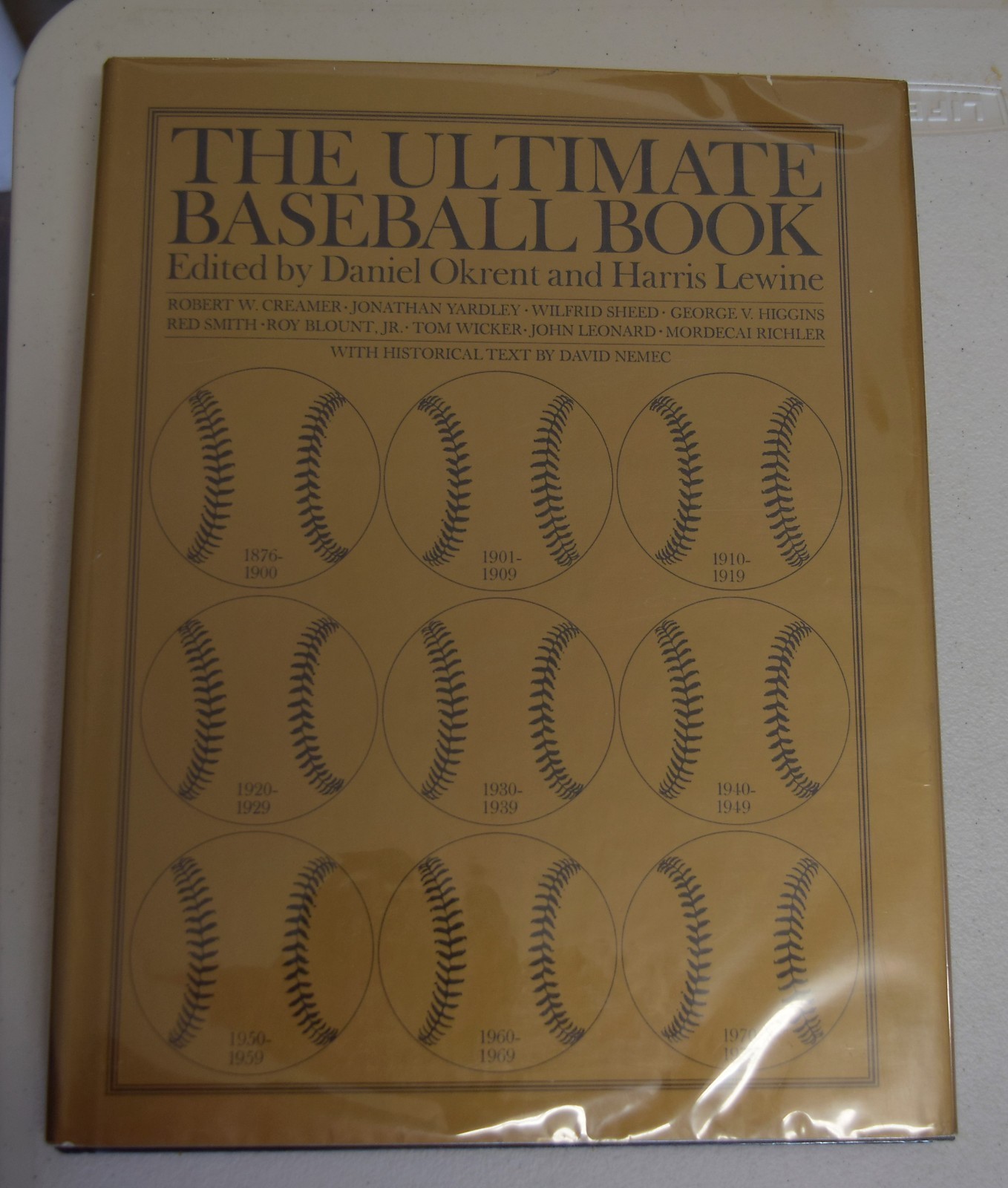 THE ULTIMATE BASEBALL BOOK EDITED BY DANIEL OKRENT HC DJ COFFEE TABLE ...
