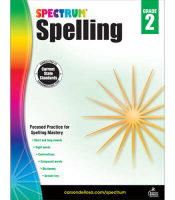 Spectrum Spelling, Grade 2 - Paperback By Spectrum - VERY GOOD ...