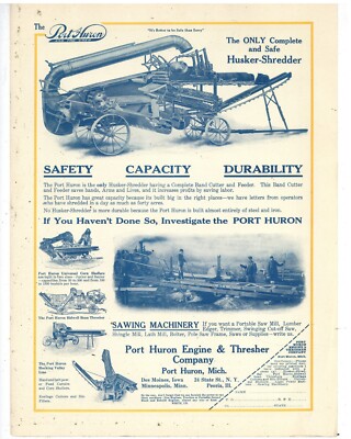 1911 Threshing Machine Ads: F&B of Pg - Reeves. Columbus, Indiana ...