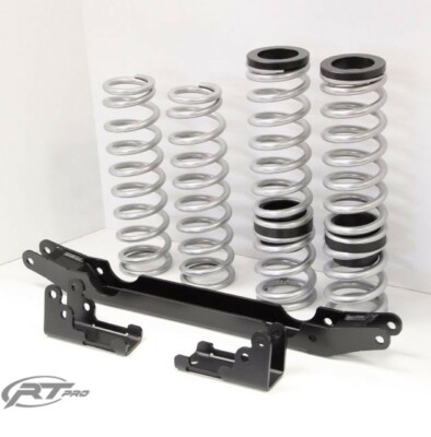 RT Pro Black 2" Lift Kit & Heavy Duty Rate Spring Bundle For 14-16 RZR ...