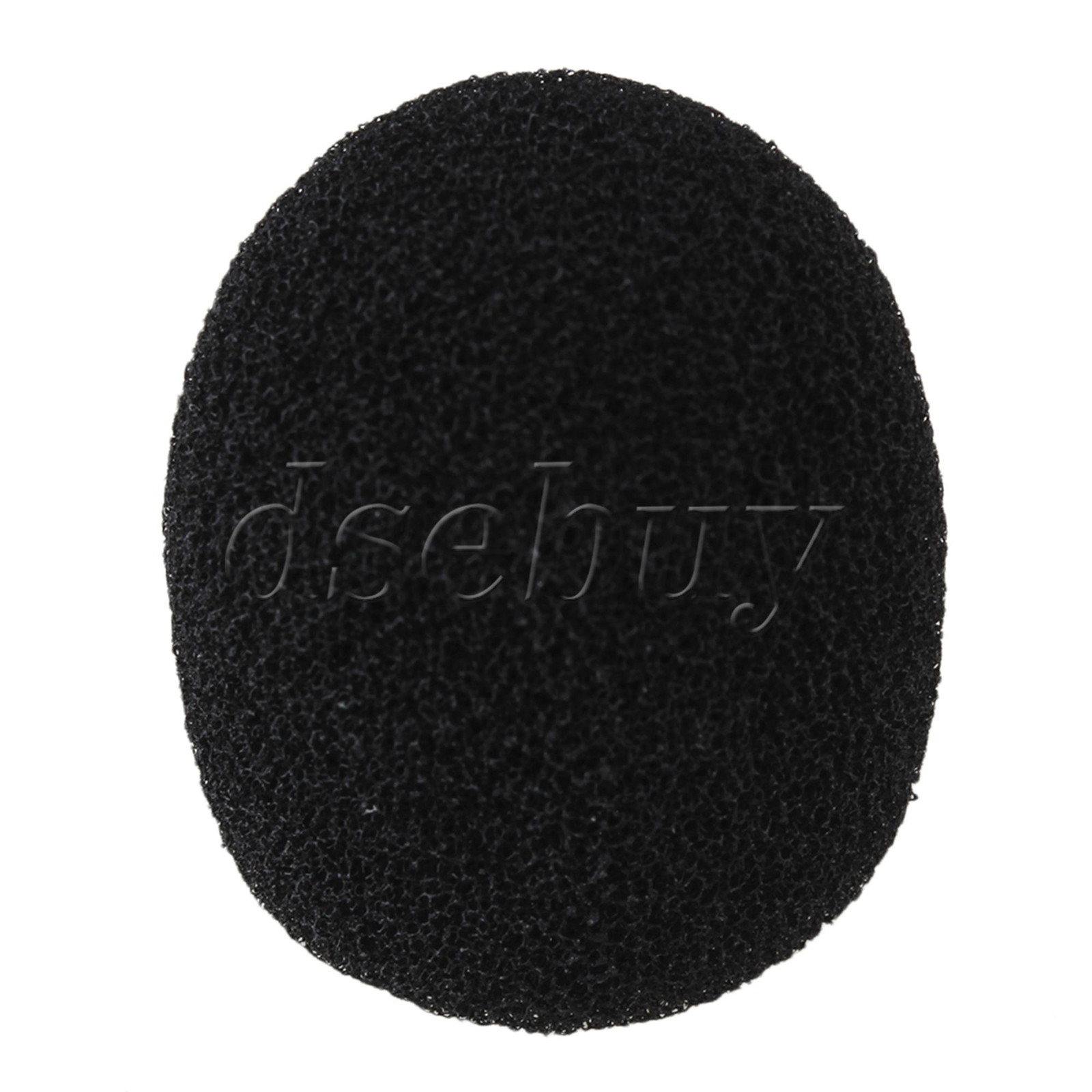 10x EY-M05 Headset Microphone Wind Shield Foam Mic Guard 8mm Dia Black ...