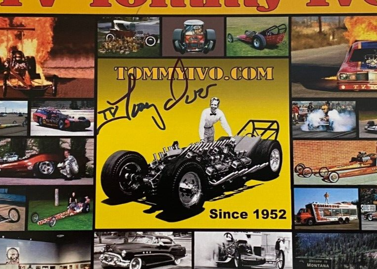TV TOMMY IVO AA/FD SIGNED NHRA AHRA F/C T/F RARE VTG HANDOUT | eBay