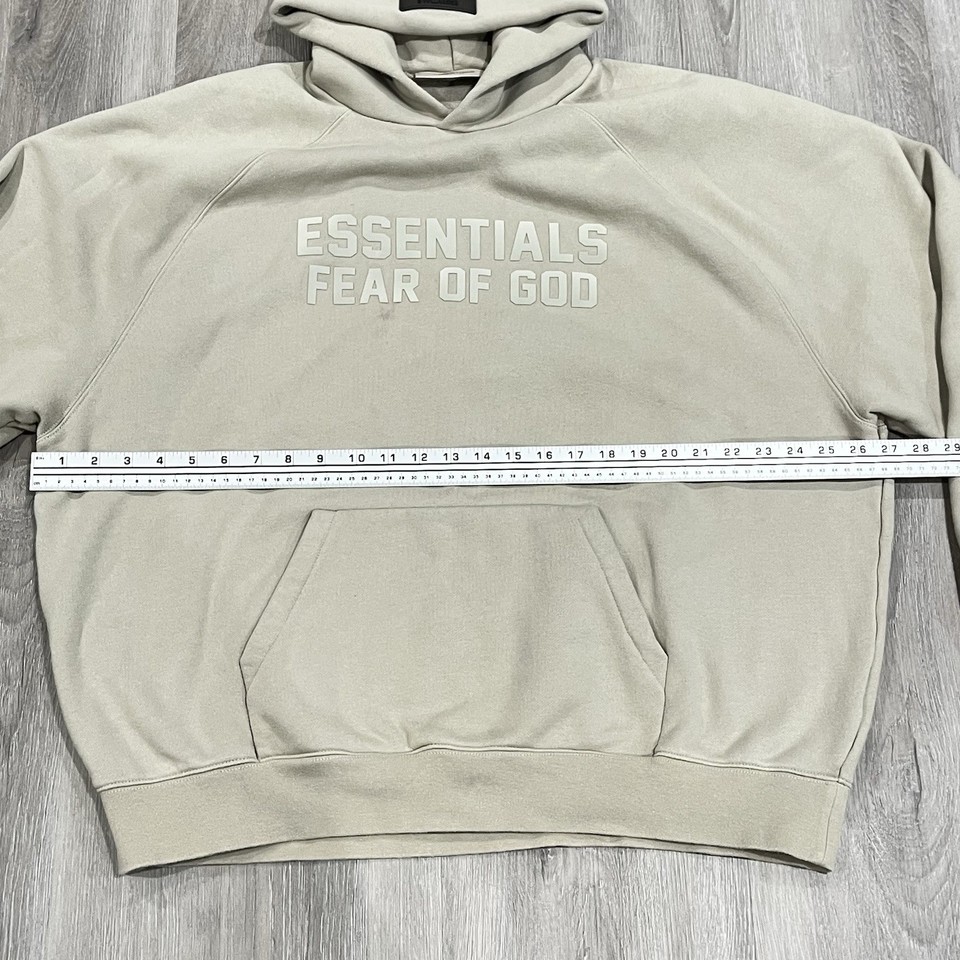 Fear of God Essentials SEAL Hoodie Over Sizesd Sweatshirt 100% ...