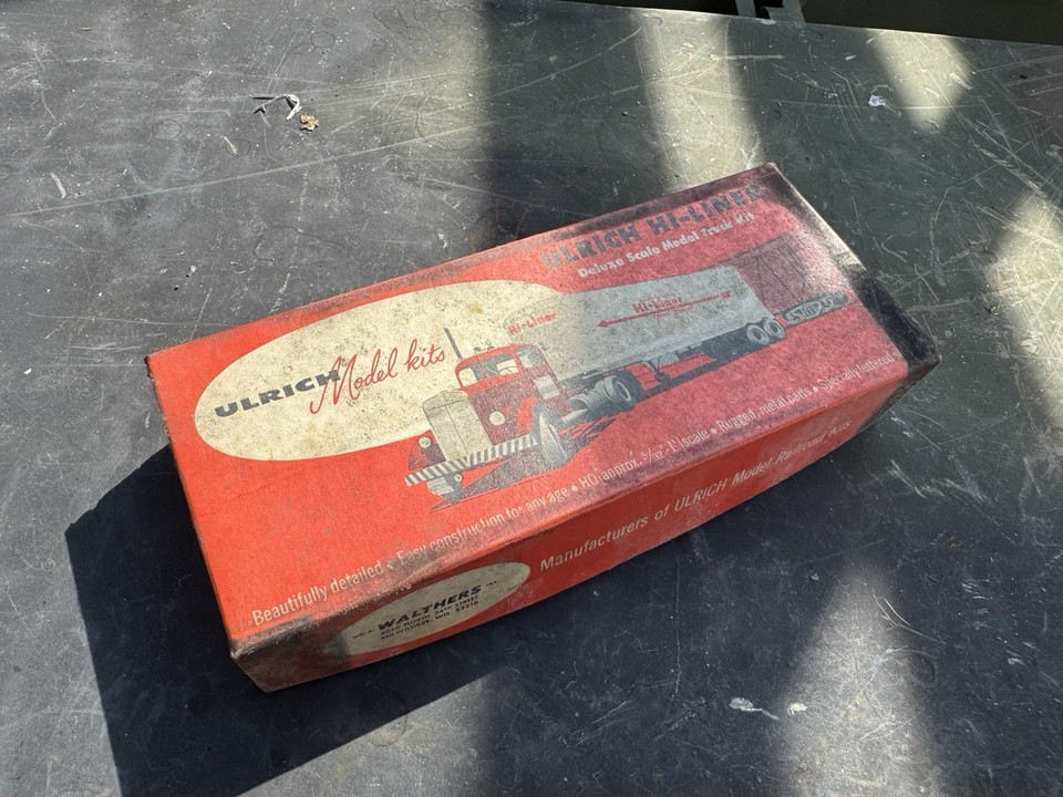 Ulrich Ho Scale Model Kenworth Tractor Truck Shipping Metal Train Truck ...