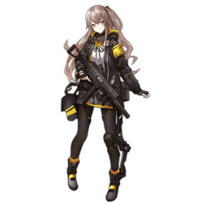 UMP45 Girls Frontline Anime Weatherproof Sticker 6" Car Decal | eBay