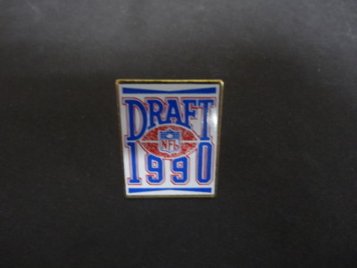 Official 1990 NFL Draft Lapel Pin *176 | eBay